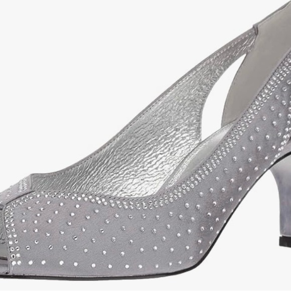 Adrianna Papell | Shoes | Nwb Adrianna Papell Jenna Pewter Sheena Satin ...